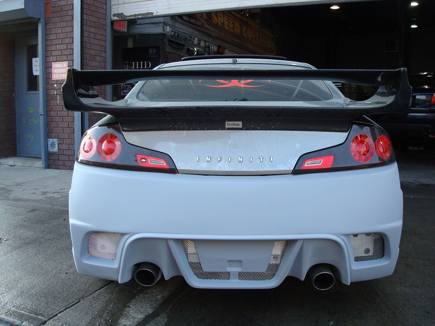 2003-2006 G35 2DR Coupe GTR Style Full Body Kit Bumpers/Sideskirts for ...
